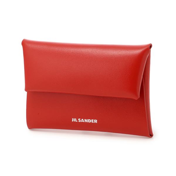 ジルサンダー / JIL SANDER / コインケース / カードケース【2026年春夏新作】モデル：FOLDED COIN PURSEサイズ：約縦7.5cm×横10.5cm×厚み1.5cm素　材：レザーカラー：RED レッド品　番：j0...