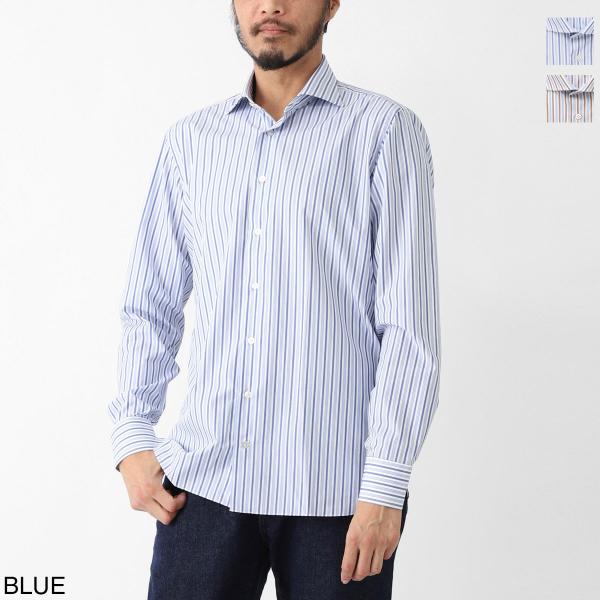 ボリエッロ / BORRIELLO / ワイドカラー シャツ / セミワイドカラー フレンチカラー【2025年秋冬新作】モデル：MARECHIARO SLIM FITサイズ：38, 39, 40, 41, 42素　材：表地:100%コットン...