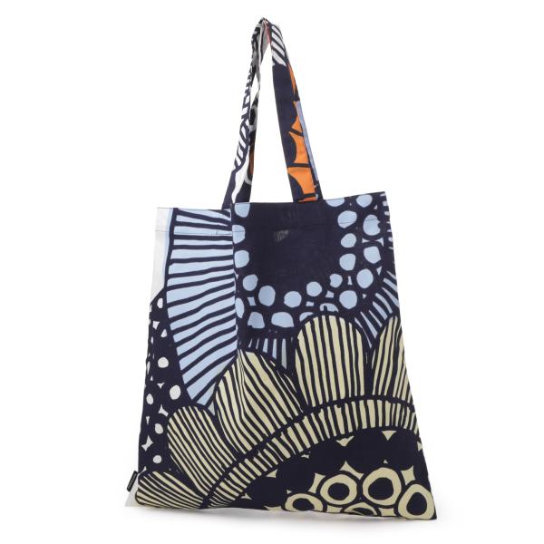 マリメッコ / marimekko / トートバッグモデル：SIIRTOLAPUUTARHAサイズ：約高さ44cm×上辺43cm×底辺43cm×奥行0cm×ショルダー0cm×ハンドル52cm×重量0.10kg素　材：100%コットンカラー：...