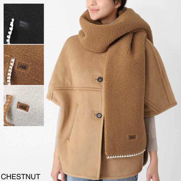 アグオーストラリア / UGG Australia / マフラー【2025年秋冬新作】モデル：W UGGfluff SCALLOPED SCARF ロゴタグサイズ：約縦26cm×横200cm素　材：100%ポリエステル品　番：mb 1010...