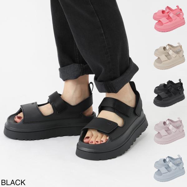 アグオーストラリア / UGG Australia / サンダル【2025年春夏新作】モデル：GOLDENGLOW プラットフォーム 厚底 ストラップサイズ：5, 6, 7, 8素　材：アッパー:ラバー / ソール:ラバー品　番：mb 11...