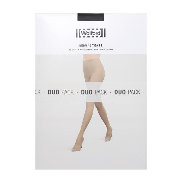 ウォルフォード / Wolford / タイツ 2足セットモデル：NEON ネオン 40デニール DUO-PACKサイズ：XS, S, M, L素　材：85%ナイロン 15%ポリウレタンカラー：BLACK ブラック品　番：14994 700...