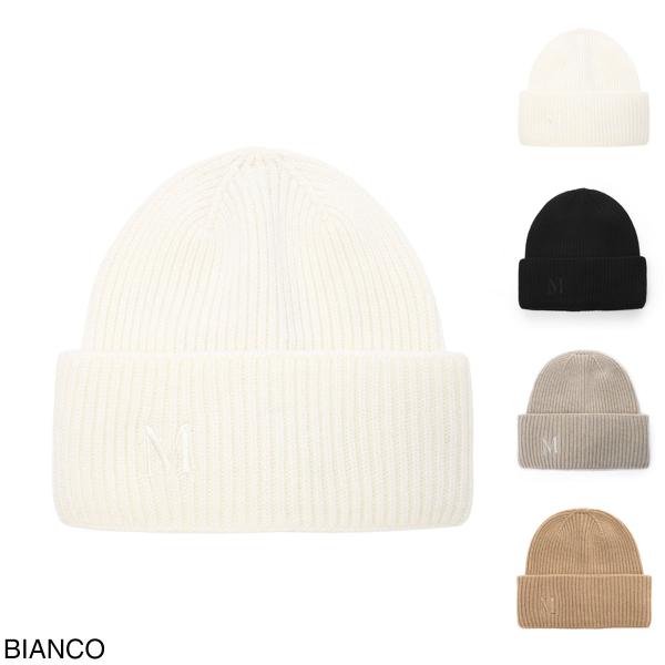 マックスマーラ / Max Mara / ニットキャップ / ビーニーモデル：MMRETINA カシミヤ リブ Mロゴ刺繍サイズ：約頭囲57cm素　材：100%カシミヤ品　番：mmretina提　供：【返品送料無料】検索用： レディース C...