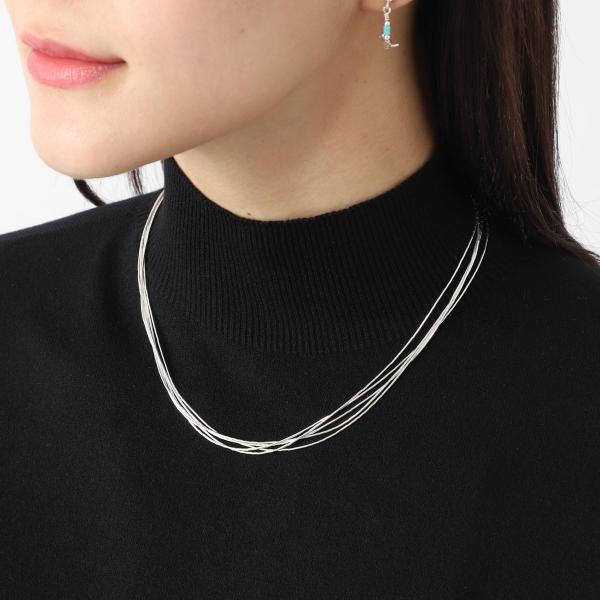 ハルポ(アルポ) / HARPO / ネックレスモデル：N0516 リキッドシルバー ビーズ ペンダント 40cm/16inches 5連 silver925サイズ：約チェーン全長41cm素　材：シルバー925カラー：SILVER シルバー...