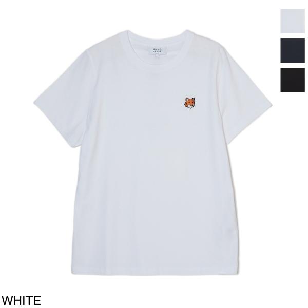 【アウトレット】メゾンキツネ / MAISON KITSUNE / クルーネックTシャツ【2025年秋冬新作】モデル：FOX HEAD PATCH REGULAR TEE SHIRT フォックスヘッドサイズ：XS, S, M, L, XL素...