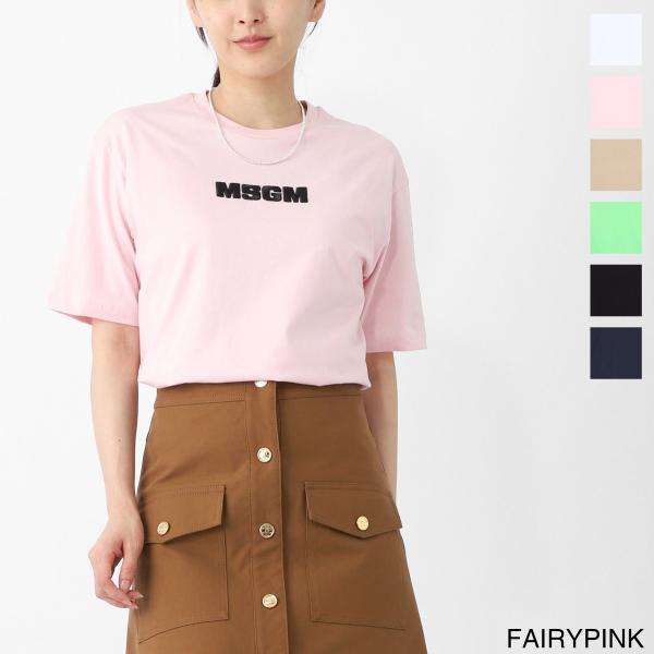 エムエスジーエム / MSGM / クルーネックTシャツ / KIDS キッズ ガールズ ボーイズ【2026年春夏新作】モデル：ロゴ プリントTシャツ ロゴTサイズ：10, 12, 14素　材：表地:100%コットン品　番：s6msjuth...