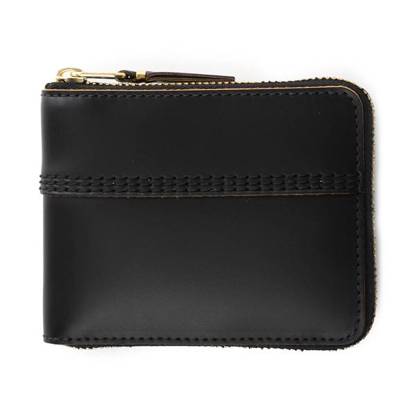 コム デ ギャルソン / COMME des GARCONS / 2つ折り財布 小銭入れ付き【2025年秋冬新作】モデル：TRIPLE STITCHサイズ：約縦8.5cm×横11cm×厚み2cm素　材：カウレザーカラー：BLACK ブラック...