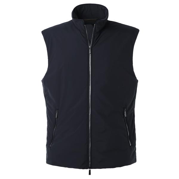 ムーレー / MOORER / 中綿入り ベストモデル：SENIO-SKTサイズ：44, 46, 48, 50, 52素　材：表地:100%ポリエステル / 裏地:100%ポリアミドカラー：NAVY ブルー品　番：senio skt nav...