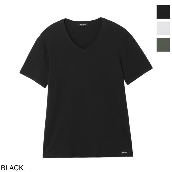 【アウトレット】トムフォード / TOM FORD / Vネック Tシャツ サイズ：S, M, L, XL, XXL素　材：表地:95%コットン 5%エラステイン品　番：t4m09 104提　供：【返品交換不可】検索用： メンズ CCBLK...