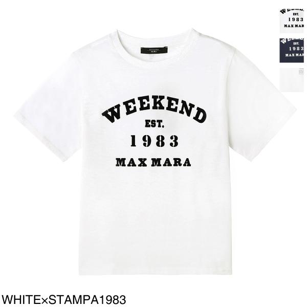 ウィークエンドマックスマーラ / WEEKEND Max Mara / クルーネックTシャツ【2026年春夏新作】モデル：TENUE テーヌエ コットン ロゴサイズ：XS, S, M, L素　材：表地:100%コットン品　番：tenue提　...