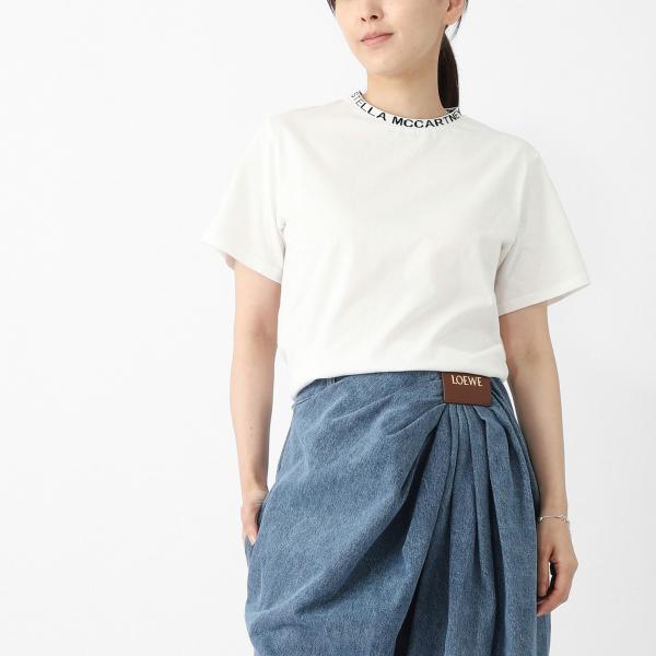 ステラマッカートニー / STELLA McCARTNEY / クルーネックTシャツ / KIDS キッズ ガールズ【2026年春夏新作】モデル：コットン ネック ロゴサイズ：10, 12, 14素　材：表地:100%コットン / 一部:7...