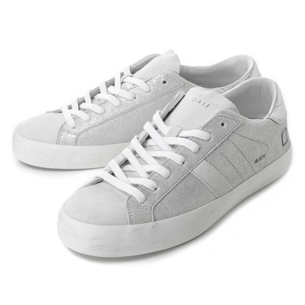 デイト / DATE / スニーカー【2026年春夏新作】モデル：HILL LOW STARDUST シルバー ローテク ローカットスニーカーサイズ：35, 36, 37, 38, 39, 40素　材：アッパー:レザー / ソール:ラバーカ...
