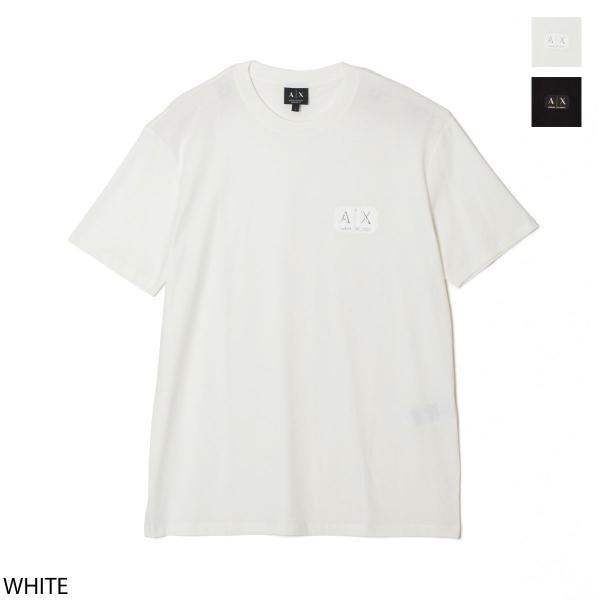 アルマーニエクスチェンジ / ARMANI EXCHANGE / クルーネックTシャツ【2026年春夏新作】モデル：REGULAR FIT T-SHIRT WITH LOGO PATCHサイズ：S, M, L, XL素　材：表地:100%コ...