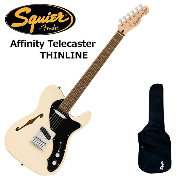 Squier Affinity Series Telecaster Thinlineは、Fenderブランドへの窓口となるモデルで、ギターヒーローを夢見るプレイヤーにフェンダーの伝説的なデザインと本質的なトーンをお手頃な価格で提供します。こ...