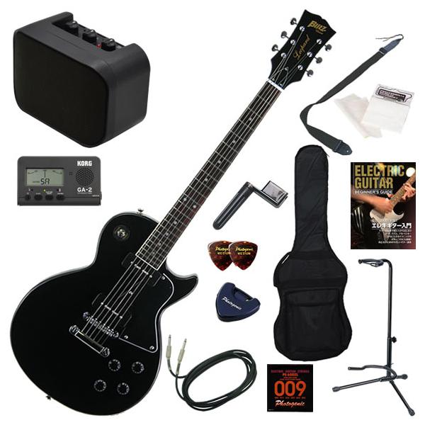 エレキギター 初心者 入門セット Blitz ブリッツ BLP-SPL/BK レスポールタイプ ミニアンプが入ったお手軽13点セット :blpsplbk13:伊藤楽器船橋店 - 通販 ...