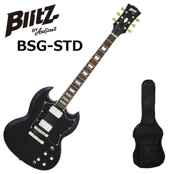 セットネック仕様のSGタイプ。ラージピックガード仕様。ワンランク上のクオリティを求めるエントリーユーザにお勧めです。
