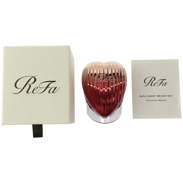 ■リファハートブラシ レイ/ReFa HEART BRUSH RAY (グラデーションピンク)中古のお品です。本商品は、画像に写っている商品内容が正確なセット内容です。  まれに商品名の表記ゆれが発生する場合がございますが、画像が正しい情報...