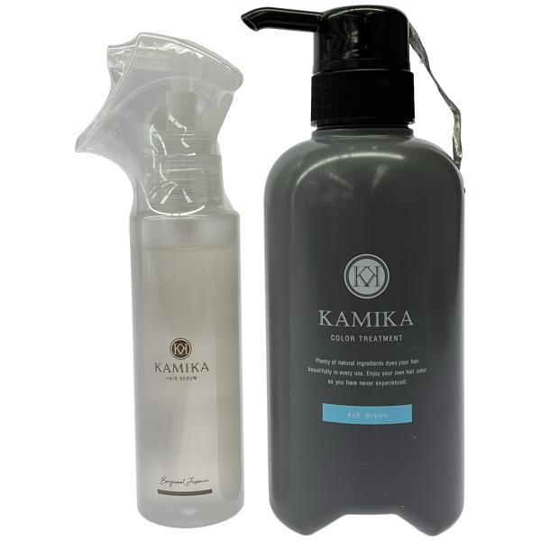 KK 白髪染めカラートリートメント AB 350g &amp; ヘアセラム BJ 100mL 2個セット未使用のお品です。一定期間保管、展示されていた場合などありますが、まだ使用されていない商品です検品、商品画像撮影の為、開封している場合が...