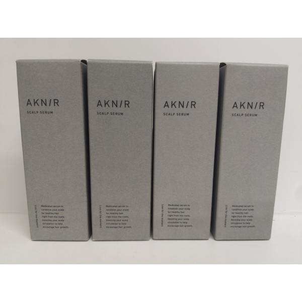 AKNIR アクニー AKN/R 薬用ヘアスカルプセラム 80ml　4個セットJANコード：4570052782491メーカー：エムシートラストブランド：AKNIR状態ランク：未使用 未使用のお品です。一定期間保管、展示されていた場合などあ...