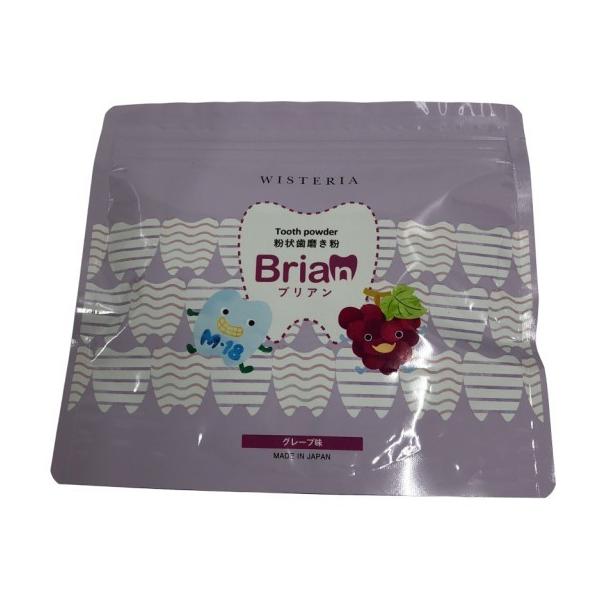 Brian　ブリアン　粉状歯磨き粉 グレープ味　0.5g×60包使用期限：なしJANコード：4589833720119メーカー：状態ランク：未使用 未使用のお品です。一定期間保管、展示されていた場合などありますが、まだ使用されていない商品で...