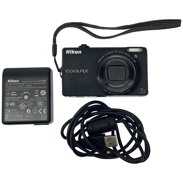 Nicon COOLPIX S6000 7X WIDE中古のお品です。本商品は、画像に写っている商品内容が正確なセット内容です。  まれに商品名の表記ゆれが発生する場合がございますが、画像が正しい情報となりますので、必ず画像をご確認ください。