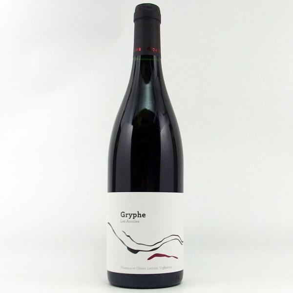 Domaine des Accoles Gryphe赤　ミディアムボディ産地　フランス　　ブドウ品種　カリニャン100％樽熟成　旧樽熟成2年（ラルロ樽メイン）アルコール　11.5％ビオディナミグリフとは牡蠣の殻を含んだ化石群の総称。ドメーヌ...