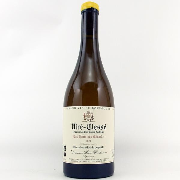 Andre Bonhomme Vire Clesse Les Hauts des Menards白　辛口産地　フランス/ブルゴーニュ地方/マコンブドウ品種　シャルドネ100％樽熟成　12ヶ月（新樽比率25％）アルコール 13.5％ビオロジッ...