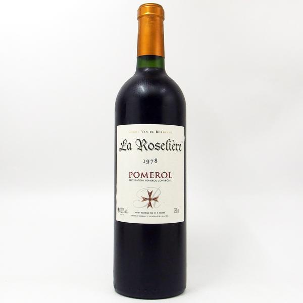 Chateau La Roseliere赤　フルボディ産地　フランス/ボルドー/ポムロールブドウ品種　メルロ樽熟成　12ヶ月アルコール　12.5％輸入元　東京実業貿易【テイスティングノート】ガーネットの色調。心地よい熟成香で茶葉やチョコレー...