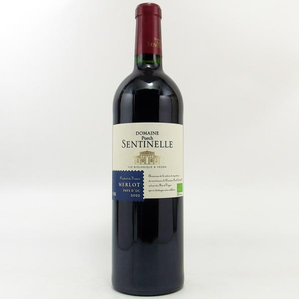 Domaine Puech Sentinelle Merlot赤　フルボディ産地　フランス/IGP オックブドウ品種　メルロ100％樽熟成　なしアルコール 14％ビオロジック輸入元　東京実業貿易【テイスティングノート】オーガニック認証を受け...