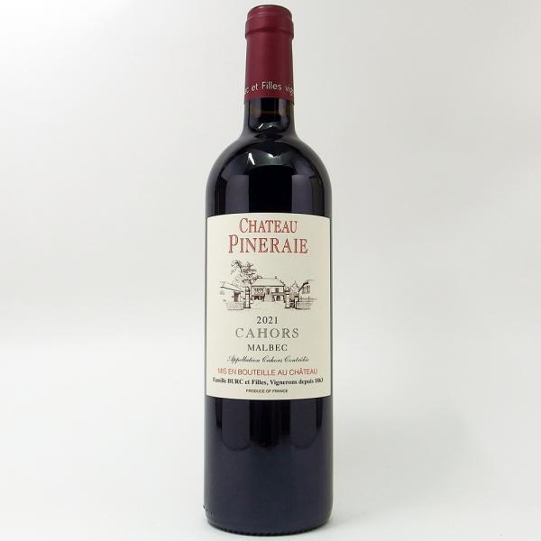 Ch〓teau Pineraie Cahors赤　フルボディ産地　フランス/南西地方ブドウ品種　マルベック85％/メルロ15％樽熟成　なしアルコール　13％輸入元　ラックコーポレーション【テイスティングノート】深く濃い色調。ブラックベリーや...