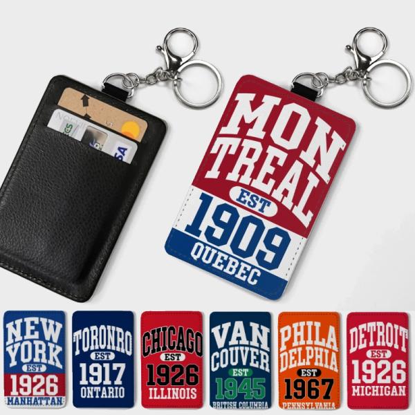 ジャージ モチーフ カードケース キーホルダーサイズ:縦11.8cm×横7.6cm素材:PUレザーニューヨーク レンジャース New York Rangers モントリオール カナディアンズ Montreal Canadiensトロント・メ...