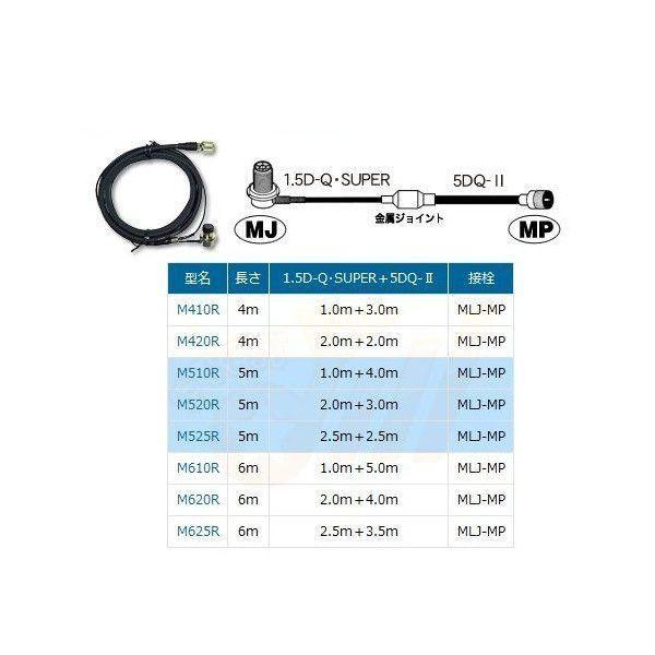 ●1.5D-Q・SUPER 2.0ｍ ＋5DQ-II3.0m●接栓 MLJ-MP