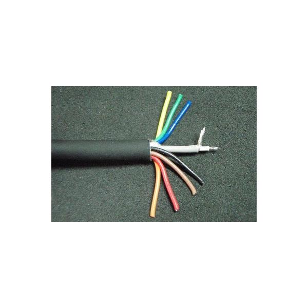 ※10mまではネコポスで発送が可能です(送料330円/10m以上は宅配便)配送方法よりご希望の配送方法をご選択下さい。表示価格は1mです。2mからは数量を指定して下さい。SHMC-8（複合マイクロホンケーブル）耐熱7本X10/0.12（約0...