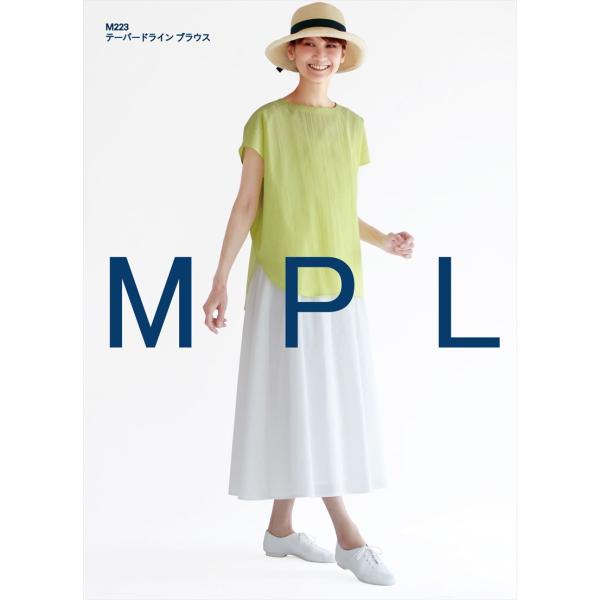 タイプ:大人(身長160cm前後、バスト75-104cm)ゆとりのある身幅だが、裾が広がりすぎないテーパードラインのすっきりしたシルエットが特徴のプルオーバーブラウス。肩幅が広めのフレンチスリーブで浅めのボートネック、裾は前よりも後ろが5....