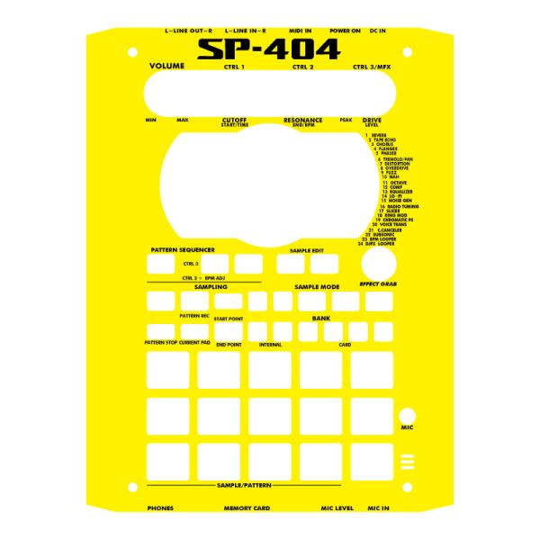 ローランドSP-404サンプラーのカスタムスキンです。ロゴはSP-404ですが、消すことも出来るのでご要望欄でお知らせください。ご要望が無い場合はロゴありで発送します。既存のパネルに物足りなくなったら思い切って個性的にカスタムしちゃいましょ...