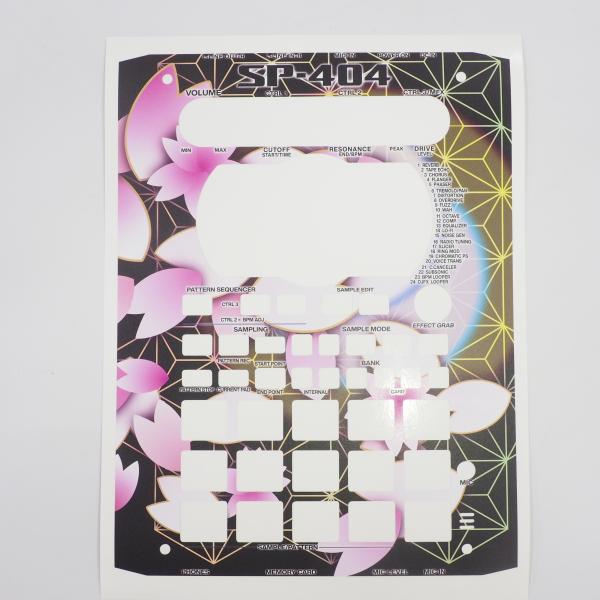 ローランドSP-404サンプラーのカスタムスキンです。渋めの和柄ゴールドで作成しました。ロゴはSP-404ですが、消すことも出来るのでご要望欄でお知らせください。ご要望が無い場合はロゴありで発送します。既存のパネルに物足りなくなったら思い切...