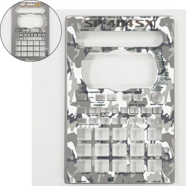 ローランドSP-404SXサンプラーのカスタムスキンです。ロゴはSP-404SXですが、消すことも出来るのでご要望欄でお知らせください。ご要望が無い場合はロゴありで発送します。既存のパネルに物足りなくなったら思い切って個性的にカスタムしちゃ...