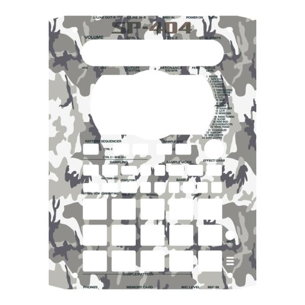 ローランドSP-404サンプラーのカスタムスキンです。ロゴはSP-404ですが、消すことも出来るのでご要望欄でお知らせください。ご要望が無い場合はロゴありで発送します。既存のパネルに物足りなくなったら思い切って個性的にカスタムしちゃいましょ...