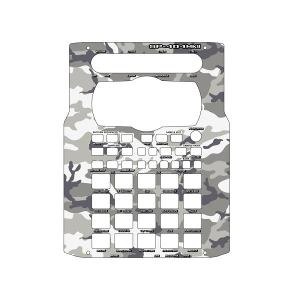 ローランドSP-404MK2サンプラーのカスタムスキンステッカーです。人気の迷彩柄で作成しました。パネルに直接貼ってカスタムできます。ローランド新作サンプラーをどこよりも早くオリジナルに変身できますよ♪もちろんキズ防止にも。既存のパネルに物...