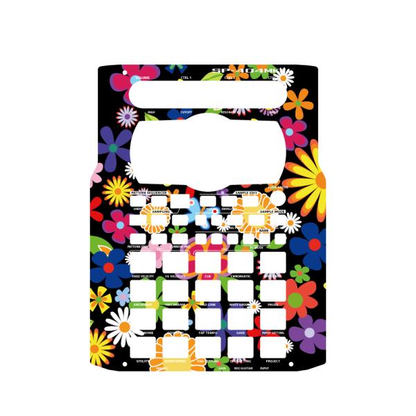 ローランドSP-404MK2サンプラーのカスタムスキンステッカーです。かわいいポップな花柄です。パネルに直接貼ってカスタムできます。ローランド新作サンプラーをどこよりも早くオリジナルに変身できますよ♪もちろんキズ防止にも。既存のパネルに物足...