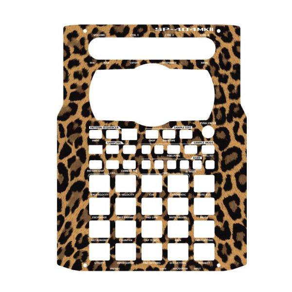 ローランドSP-404MK2サンプラーのカスタムスキンステッカーです。他では見ないヒョウ柄です。パネルに直接貼ってカスタムできます。ローランド新作サンプラーをどこよりも早くオリジナルに変身できますよ♪もちろんキズ防止にも。既存のパネルに物足...