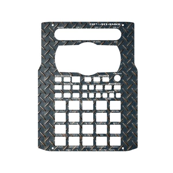 ローランドSP-404MK2サンプラーのカスタムスキンステッカーです。シックな縞板鉄板のように仕上がります。パネルに直接簡単に貼ることが出来ます。※ステッカーは印刷です。本物の縞板ではありません。ローランド新作サンプラーをどこよりも早くオリ...