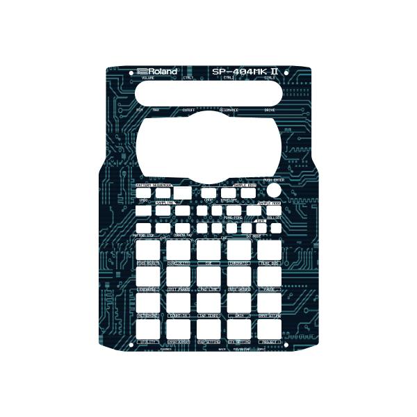 ローランドSP-404MK2サンプラーのカスタムスキンステッカーです。ELECTRICな雰囲気に仕上がります。パネルに直接簡単に貼ることが出来ます。ローランド新作サンプラーをどこよりも早くオリジナルに変身できますよ♪もちろんキズ防止にも。★...