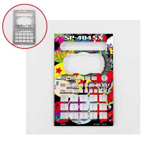 ローランドSP-404SXサンプラーのカスタムスキンです。ロゴはSP-404SXですが、消すことも出来るのでご要望欄でお知らせください。ご要望が無い場合はロゴありで発送します。既存のパネルに物足りなくなったら思い切って個性的にカスタムしちゃ...