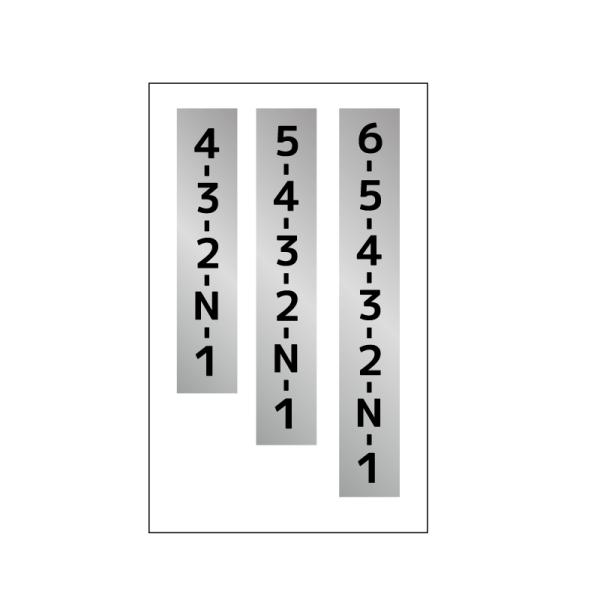 車検のシフトパターン表記はこれ１枚で解決！バイク用のシフトパターンステッカーです。セット内容は、４速・５速・６速が１枚ずつ入っております。屋外使用も可能な耐久性に優れた素材です。サイズは、４速→横0.7cm×縦3.3cm５速→横0.7cm×...