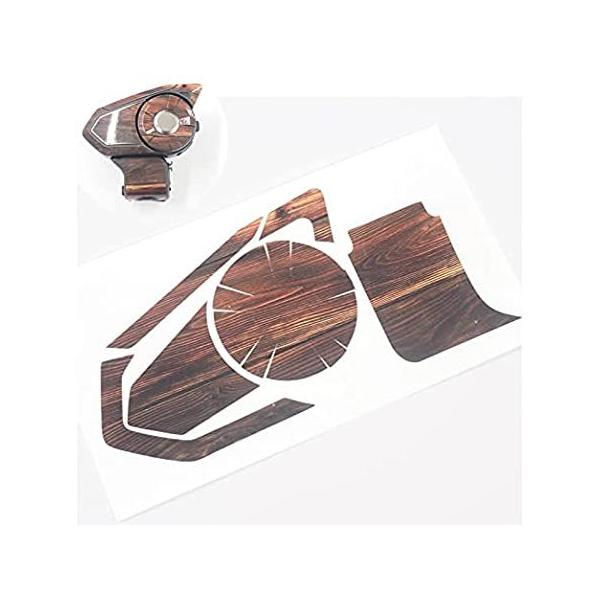 バイク用インカムのカスタムスキンです。ドレスアップや傷防止にぴったりシンプルなダークウッドでおしゃれを演出できます。商品はシールのみです。本体は含まれません。★★デカール以外は商品に含まれません※ご注文確定後に作成致しますので、発送は2〜3...