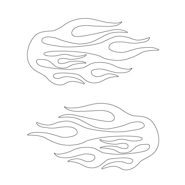 ファイヤーパターンを反射シートでカッティングしました。ヘルメットにちょうどいいサイズです。暗闇でもヘッドライトなどで反射するので、事故防止にもなります。サイズは横幅15cm、縦9.5cm程度です。ステッカー以外は商品に含まれません。※ご注文...