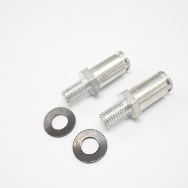 scootopia製のランブレッタ用ブレーキシューポストです。2個セットです。Sクリップは付属しません。画像の物がセットです。GP用なのでポストはΦ12×21ミリで、溝までの高さは18ミリくらい、溝幅は1.9ミリ程です。ポストの高さ、クリッ...