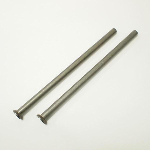 フォークインナーロッドです。Scootopiaの物です。MBのフォークリンク使用時にもルーズボールタイプが必要です。GP等後期の車両はこのタイプを使用しています。 使っていると曲がってしまいやすい部分ですし、フォークOH時には交換したい部分...