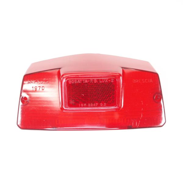 ランブレッタGP/DLのCEVタイプテールレンズです。レンズのみです。 BOSATTA製のリプロ品です。casa Lambrettaブランドの物ということもありよくできています。リプロとはいえ、価格も手ごろですし、ボディ、レンズ共に割れてい...